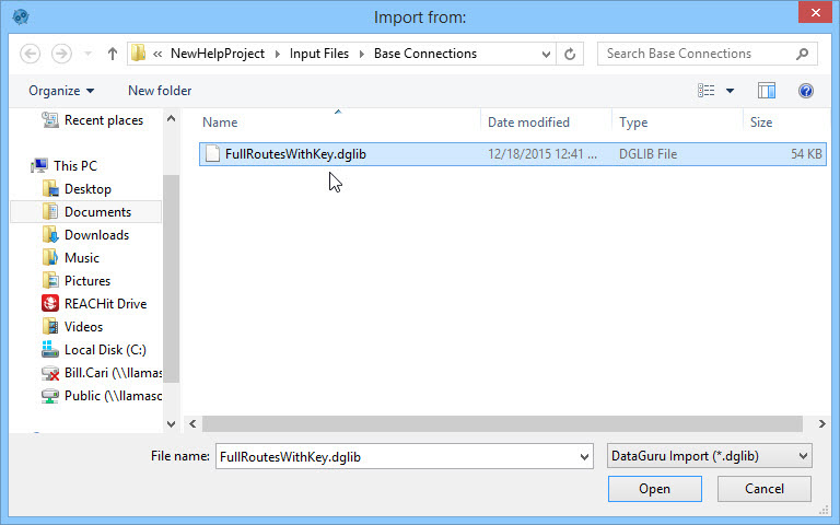 Import Connections import-connections