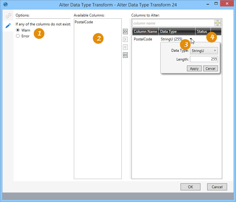 Altering Data Types