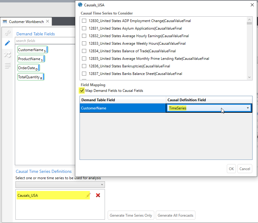 Analyzing causal correlation