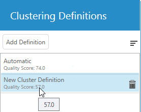 Build a custom demand cluster definition