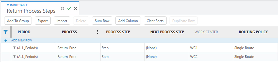 Return Process Steps